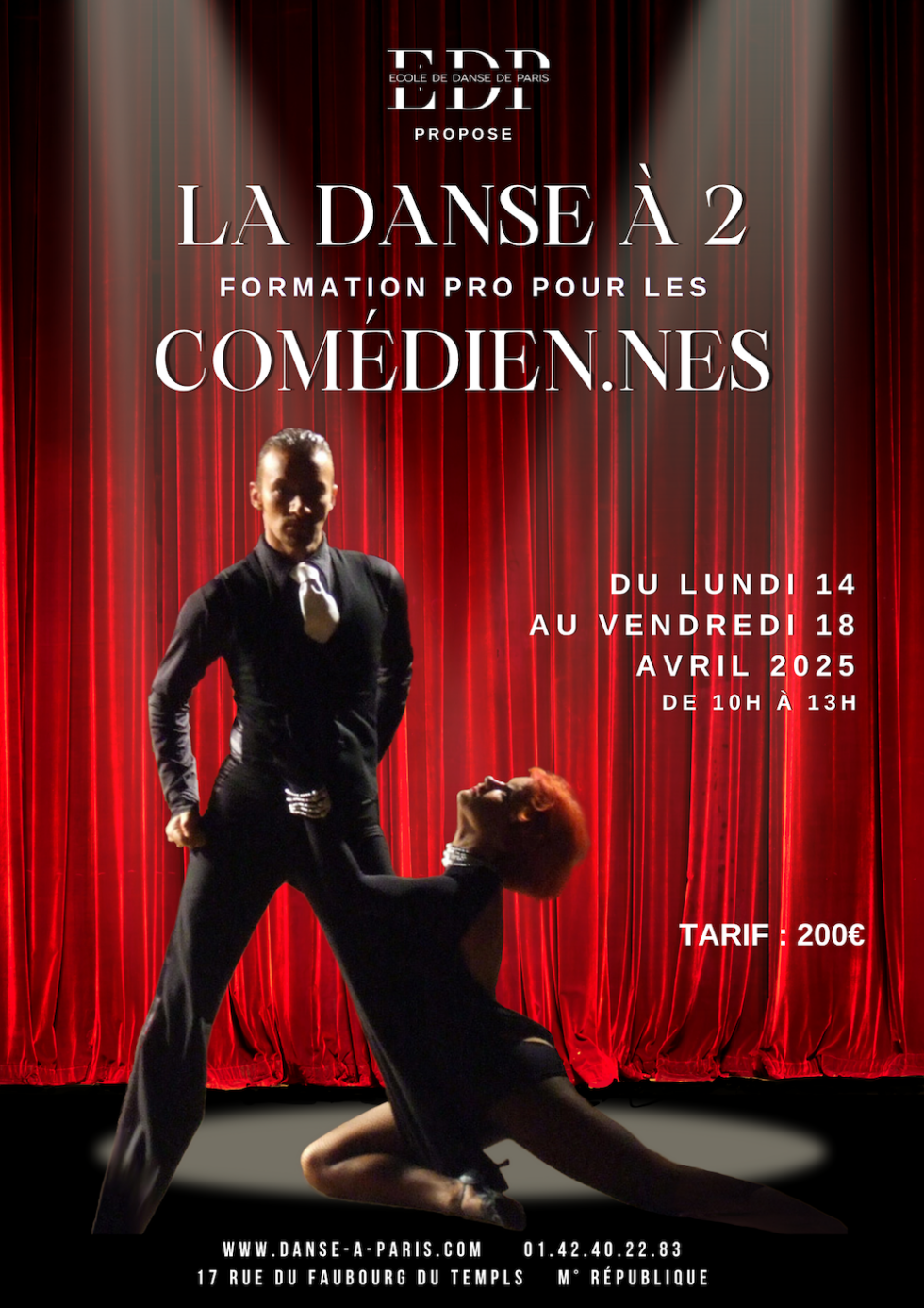 École de Danse de Paris | Cours Enfants, Ados, Adultes, Couples